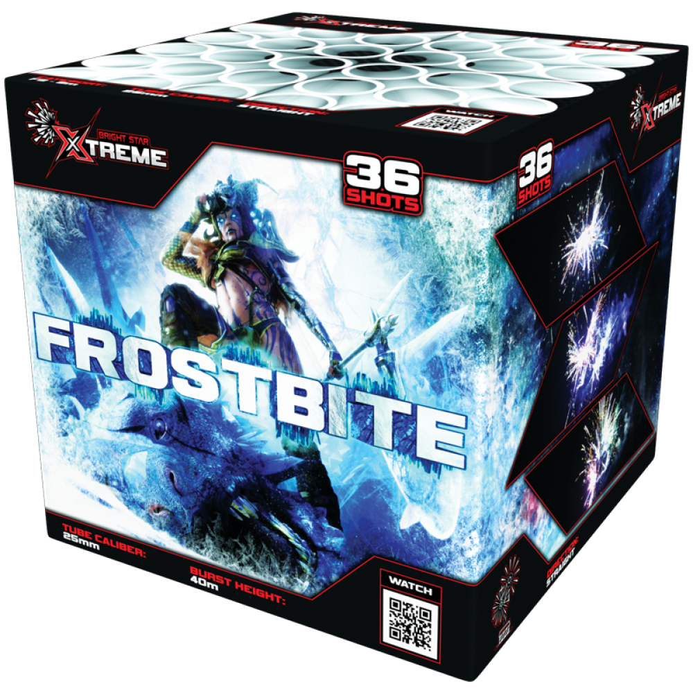 Frostbite 36 Shot Barrage – The Firework Factory UK